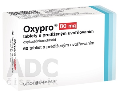 Oxypro 80 mg tablety s predĺženým uvoľňovaním - ADC.sk