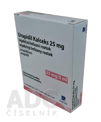 Urapidil Kalceks 25 mg - ADC.sk