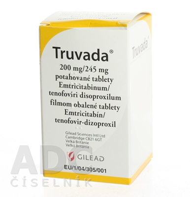 Truvada 200 mg/245 mg filmom obalené tablety - ADC.sk