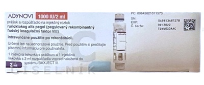 ADYNOVI 1 000 IU/2 ml - ADC.sk