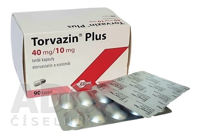 Prerušenie dodávok: Torvazin Plus 40 mg/10 mg cps dur (blis.OPA/Al/PVC ...