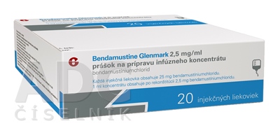 Bendamustine Glenmark 2,5 mg/ml - ADC.sk