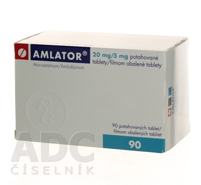 Oznamy ŠÚKL k Amlator 20 mg/5 mg filmom obalené tablety - ADC.sk