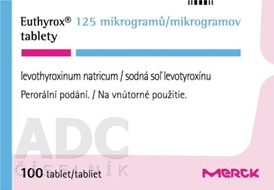 Oznamy ŠÚKL k Euthyrox 125 mikrogramov - ADC.sk