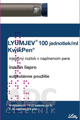 Lyumjev 100 jednotiek/ml KwikPen - ADC.sk