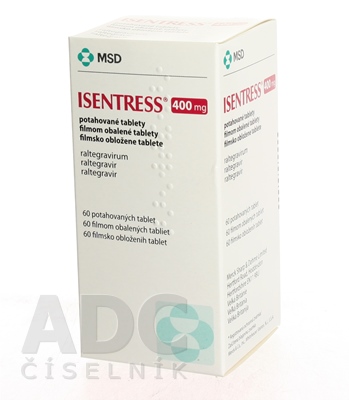 ISENTRESS 400 mg filmom obalené tablety - ADC.sk
