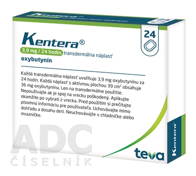 Kentera 3,9 mg/24 hodín - ADC.sk