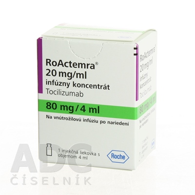 RoActemra 20 mg/ml infúzny koncentrát - ADC.sk