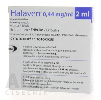 HALAVEN 0,44 mg/ml injekčný roztok - ADC.sk