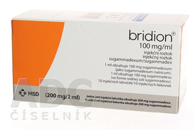 Bridion 100 mg/ml injekčný roztok - ADC.sk