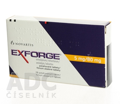 Exforge 5 mg/80 mg filmom obalené tablety - ADC.sk