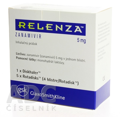 Relenza 5 mg/ dávka - ADC.sk