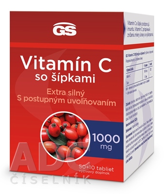 Zaradenie GS Vitamín C 1000 mg so šípkami do ADC Klasifikácie - ADC.sk