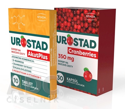 UROSTAD dvojbalenie: AkutPlus + Cranberies - ADC.sk