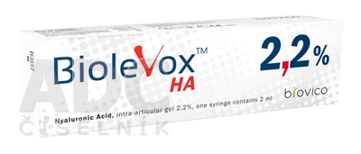 BIOLEVOX HA 2,2% intraartikulárny roztok - ADC.sk