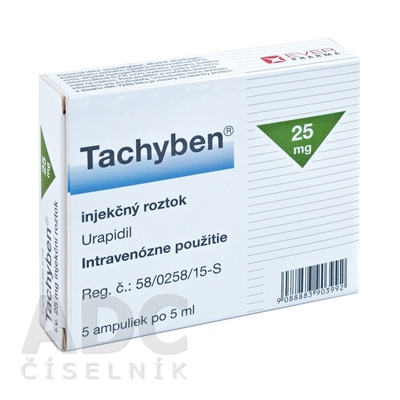 Tachyben 25 mg injekčný roztok - ADC.sk