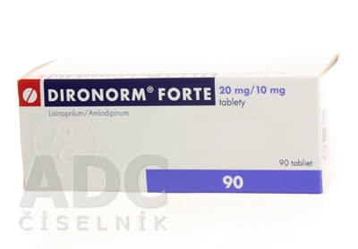 Dironorm Forte 20 mg/10 mg tablety - ADC.sk