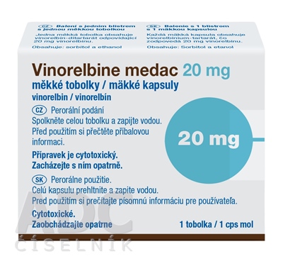Vinorelbine medac 20 mg - ADC.sk