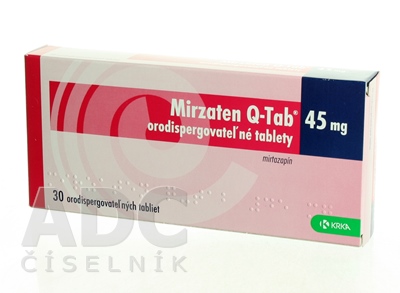 Mirzaten Q-Tab 45 mg - ADC.sk