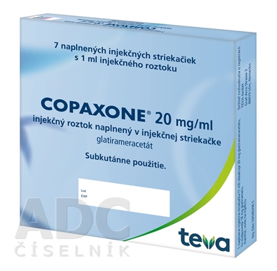 Copaxone 20 mg/ml - ADC.sk