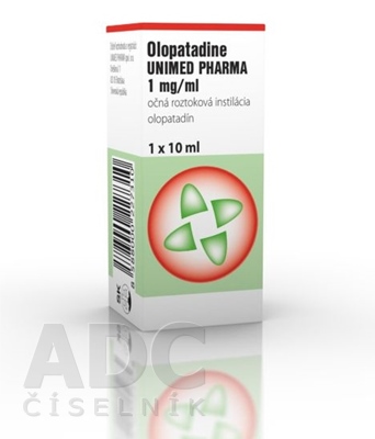 Olopatadine UNIMED PHARMA 1 mg/ml - ADC.sk