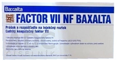 FACTOR VII NF BAXALTA - ADC.sk