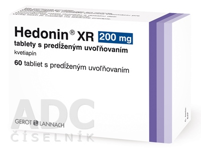 Hedonin XR 200 mg tablety s predĺženým uvoľňovaním - ADC.sk
