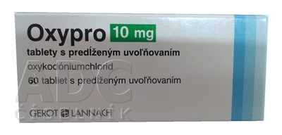 Oxypro 10 mg tablety s predĺženým uvoľňovaním - ADC.sk