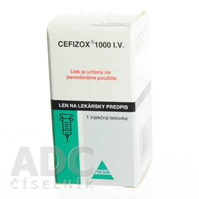 CEFIZOX 1000 I.V. - ADC.sk