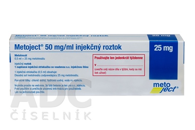 Metoject 50 mg/ml injekčný roztok - ADC.sk
