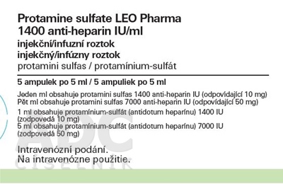 Protamine sulfate LEO Pharma - ADC.sk