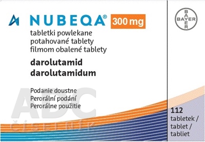 NUBEQA 300 mg filmom obalené tablety - ADC.sk