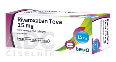 Rivaroxabán Teva 15 mg - ADC.sk