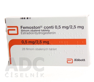 Femoston conti 0,5 mg/2,5 mg - ADC.sk