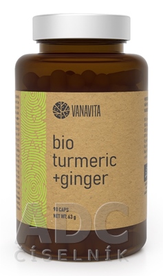 VanaVita Bio Turmeric + Ginger - ADC.sk