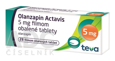 Olanzapin Actavis 5 mg - ADC.sk