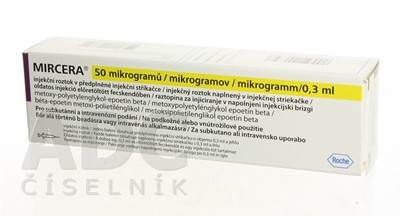MIRCERA 50 µg/0,3 ml - ADC.sk