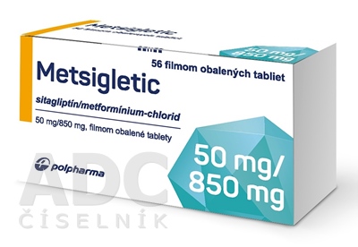Metsigletic 50 mg/850 mg - ADC.sk