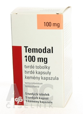 Temodal 100 mg tvrdé kapsuly - ADC.sk