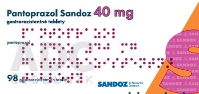 Pantoprazol Sandoz 40 mg gastrorezistentné tablety - ADC.sk