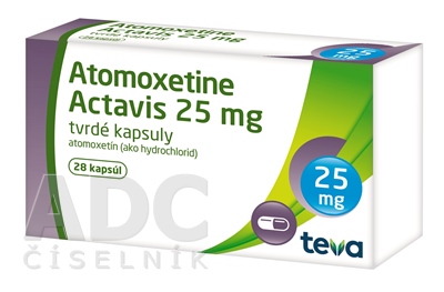 Atomoxetine Actavis 25 mg - ADC.sk