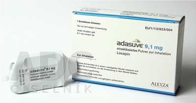 ADASUVE 9,1 mg upravený inhalačný prášok - ADC.sk