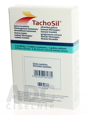 TachoSil matrica s tkanivovým lepidlom - ADC.sk