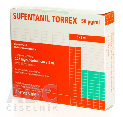 Sufentanil Chiesi 50 µg/ ml - ADC.sk