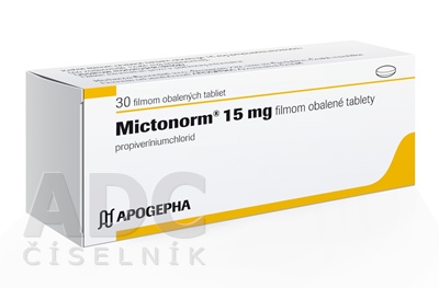 Mictonorm 15 mg filmom obalené tablety - ADC.sk