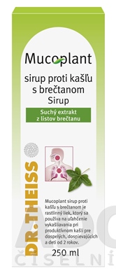 Mucoplant Sirup proti kašľu s brečtanom - ADC.sk