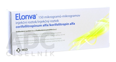 Elonva 150 mikrogramov injekčný roztok - ADC.sk