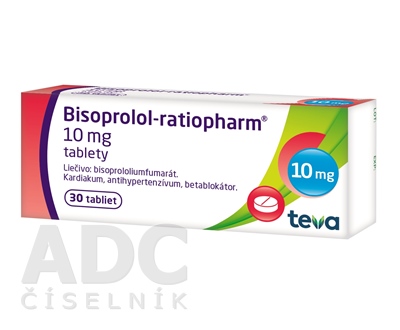 Bisoprolol-ratiopharm 10 mg - ADC.sk