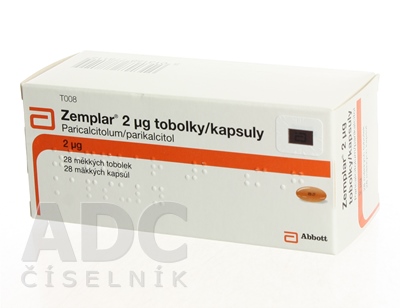 Zemplar 2 mikrogramy mäkké kapsuly - ADC.sk