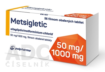 Metsigletic 50 mg/1000 mg - ADC.sk
